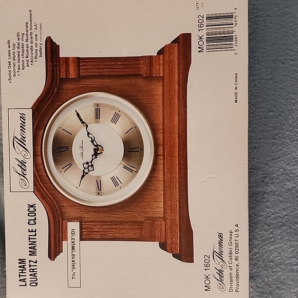 Seth Thomas | Accents | Seth Thomas Latham Quartz Mantle Clock | Poshmark